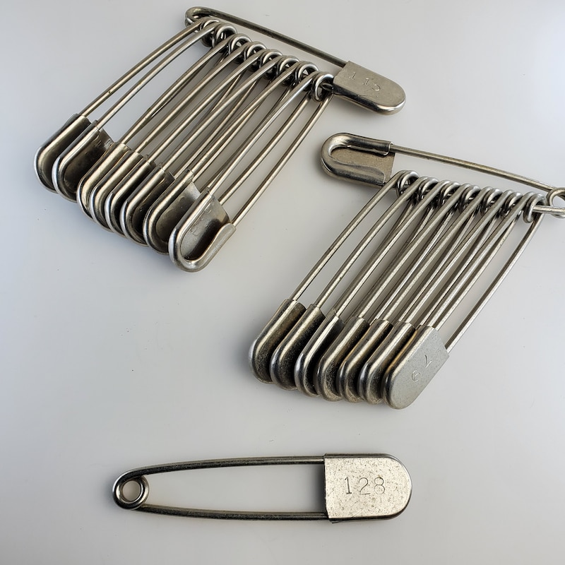 Vintage Safety Pin - Etsy