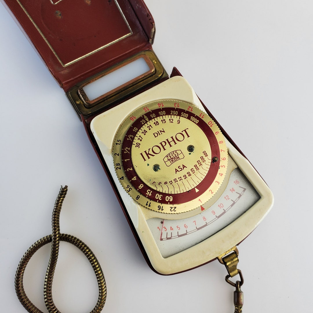 Vintage IKOPHOT Light Exposure Meter 1960's ZEISS IKON German Made ...