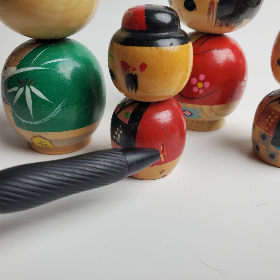 Vtg. 50's or 60's Japanese Kokeshi Bobblehead Head - Etsy
