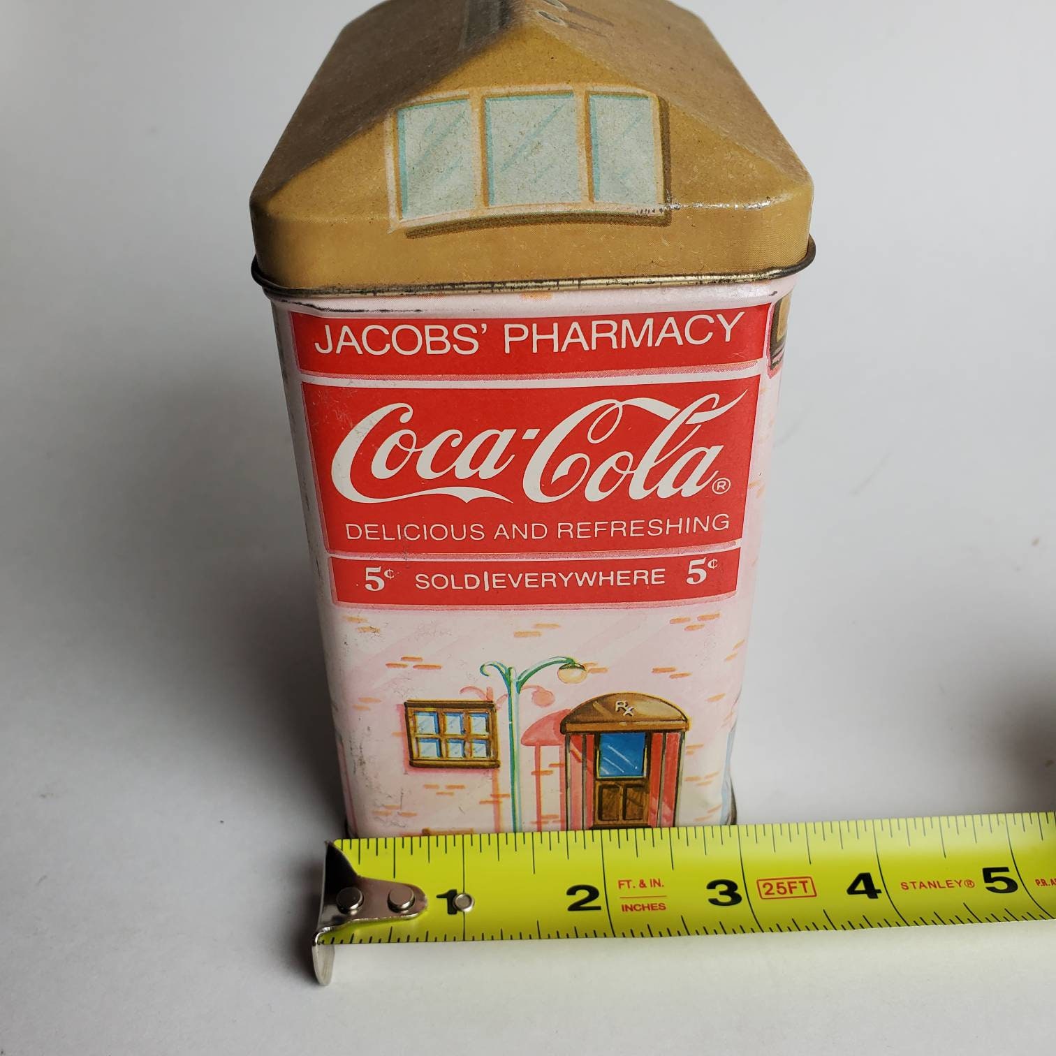 Jacob's Pharmacy Coca Cola Coke Bristolware Tin Box - Etsy