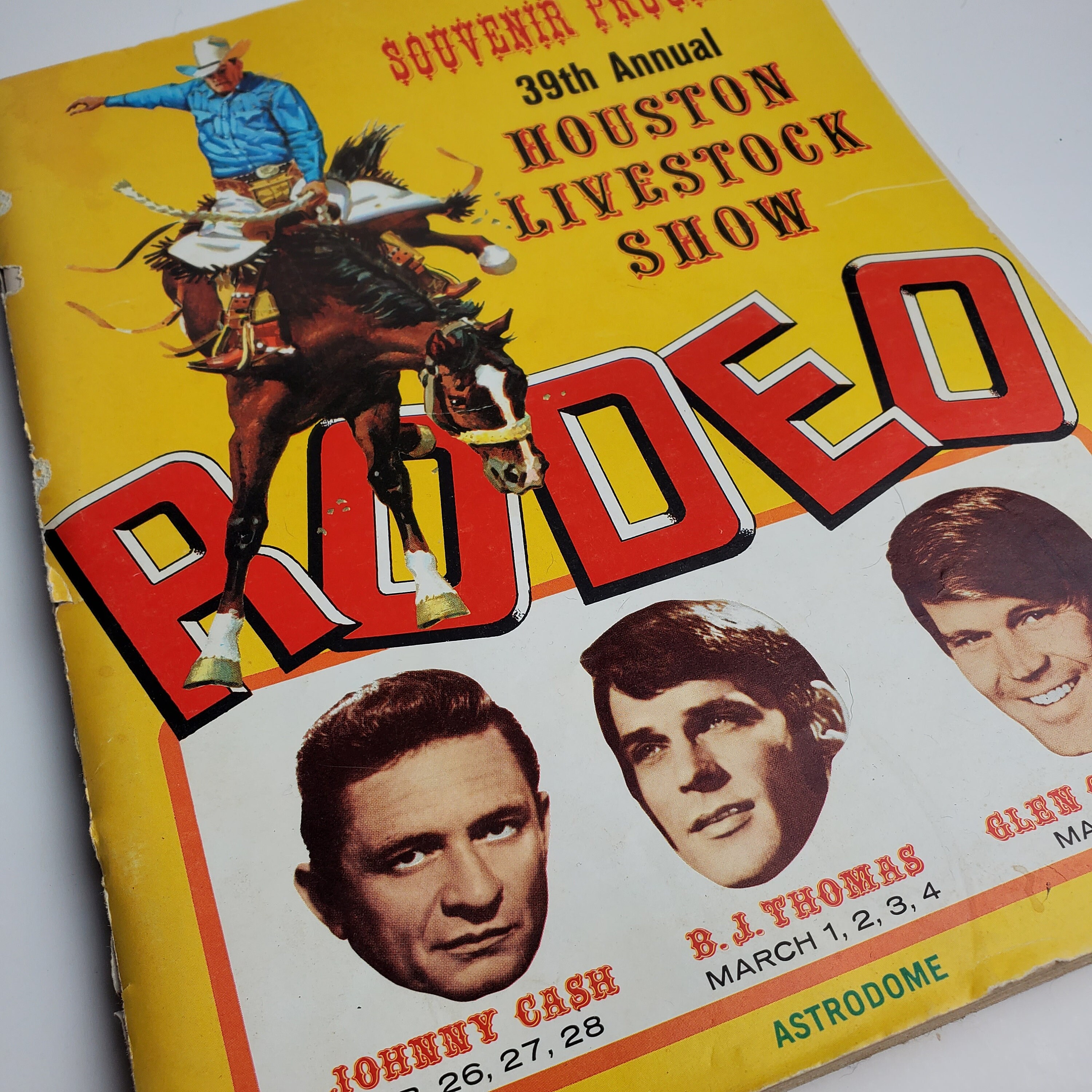 1971 Astrodome Houston Livestock Show and Rodeo Program W - Etsy
