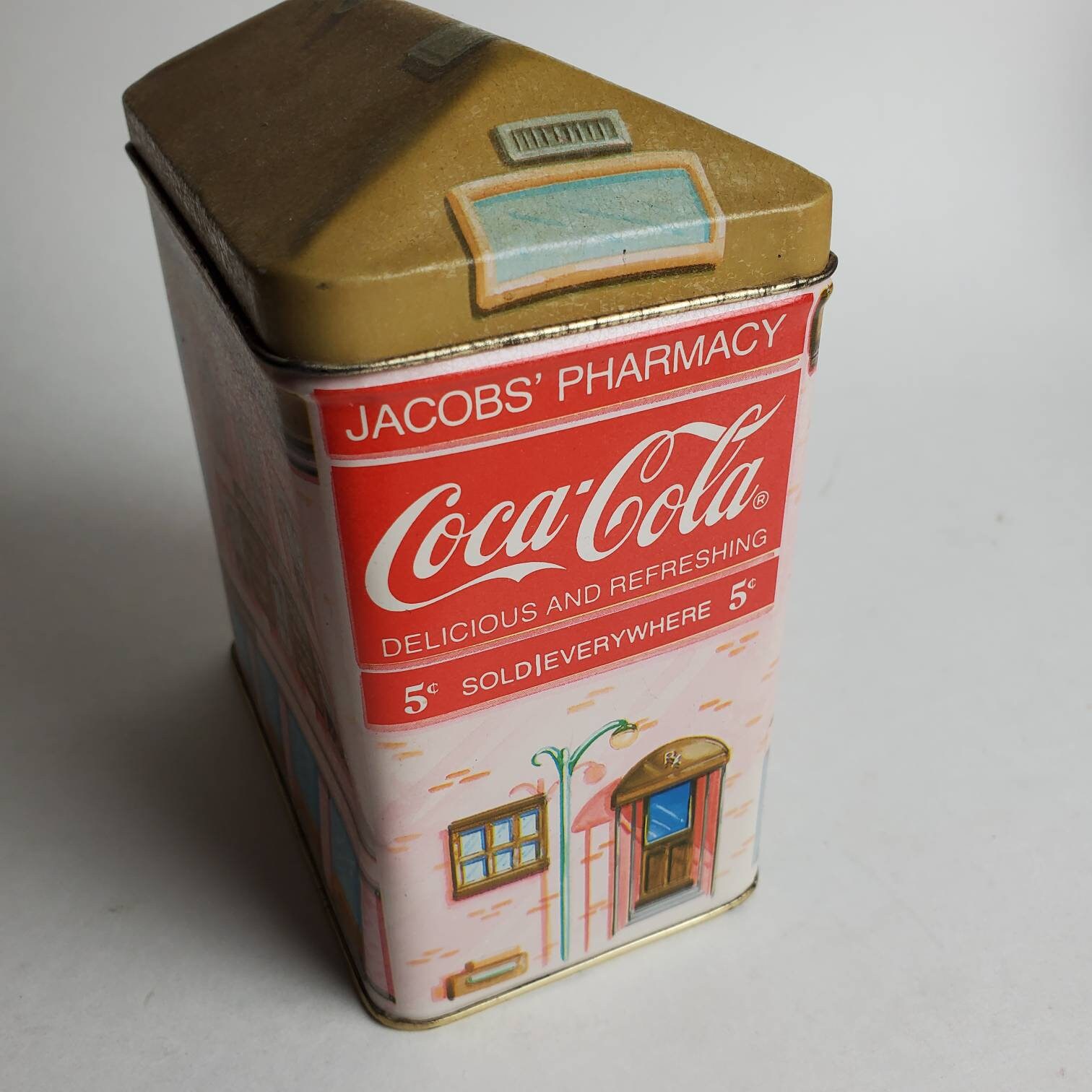 Jacob's Pharmacy Coca Cola Coke Bristolware Tin Box - Etsy