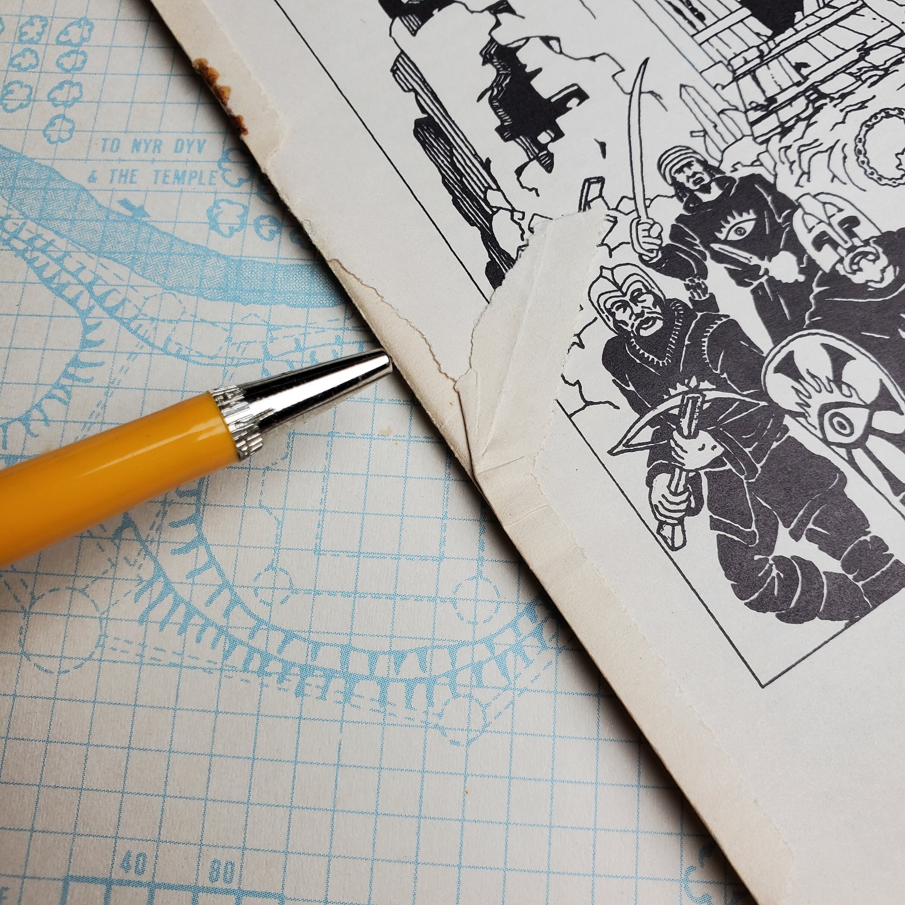 Read Description Vintage TSR Game Wizards Dungeon Module T1 the Village ...