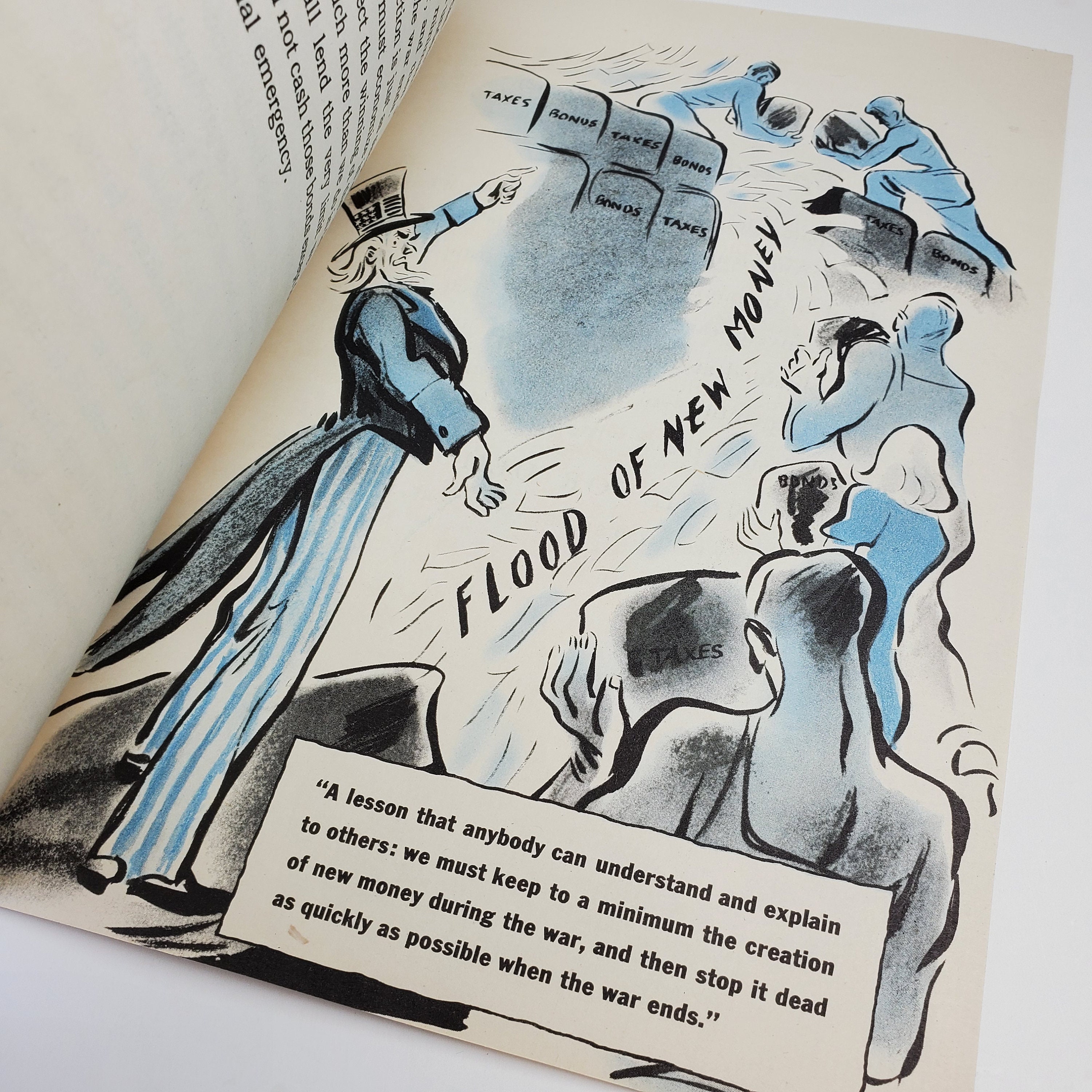 1943 WW2 Inflation in One Easy Lesson Pamphlet Booklet by the Council ...