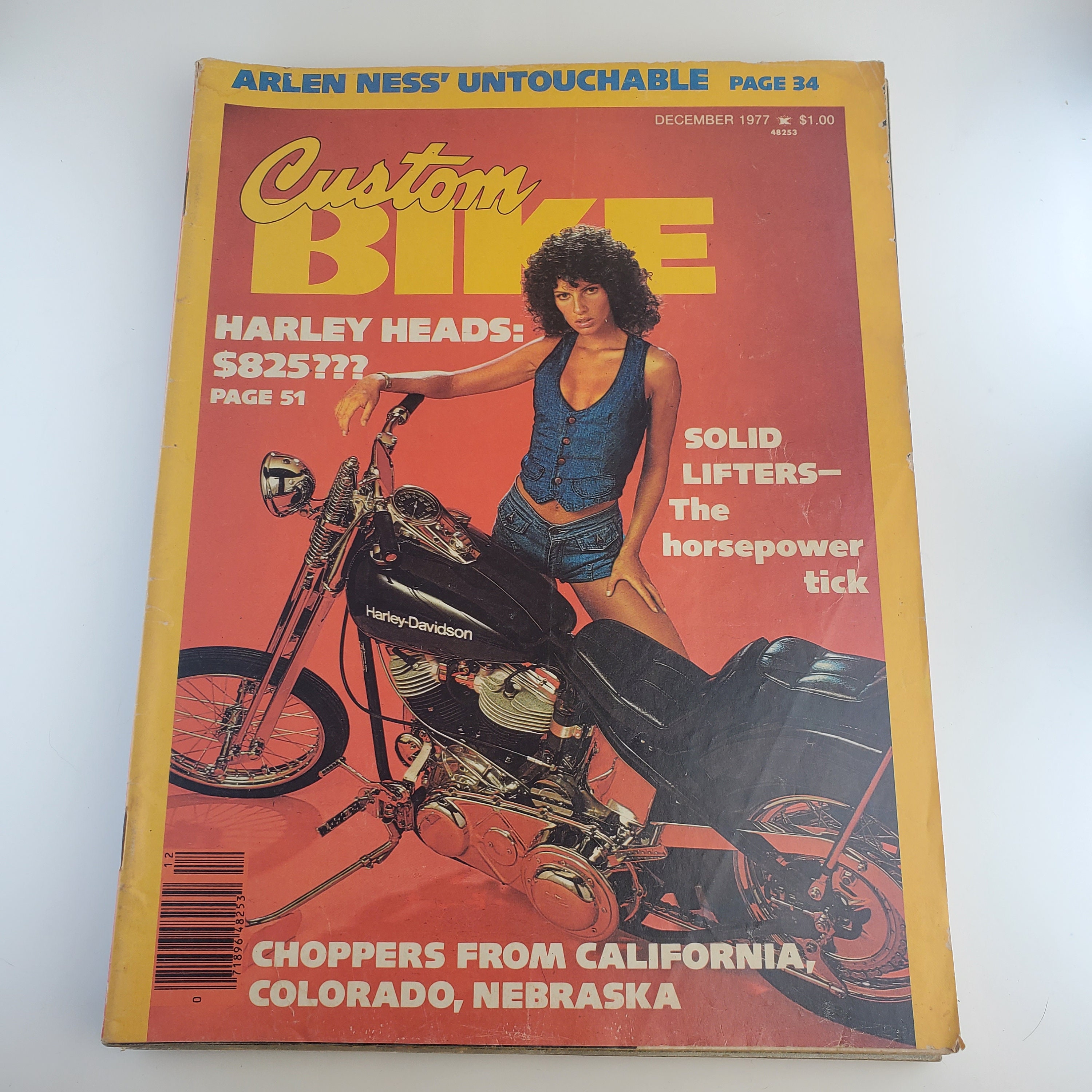 Vintage 1970's Custom Chopper Motorcycle Magazines Priced Each. Harley ...