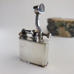 1940's or 1950's Ormex Mexico Solid Sterling Silver Flip Arm Lighter ...