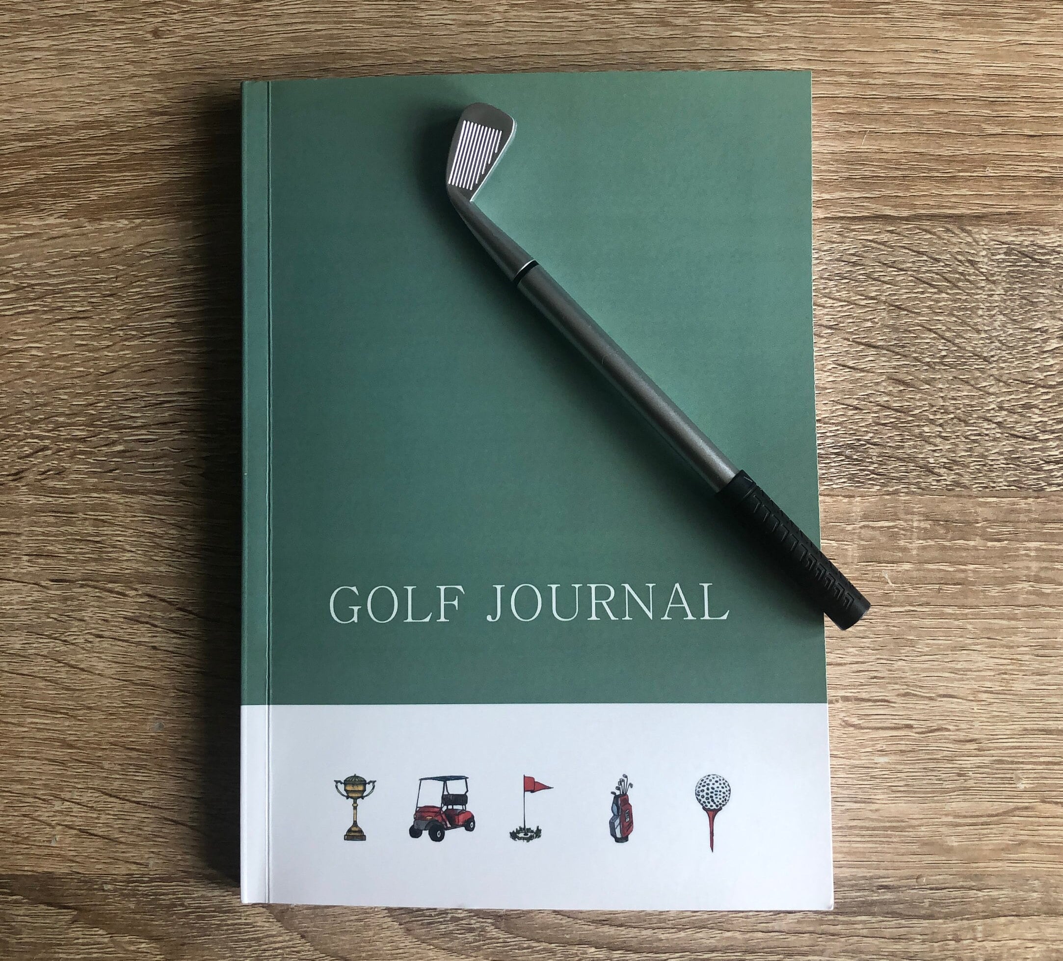 Golf Journal Golf Logbook, Golf Scorecard, Golf Gift, Golf Present ...