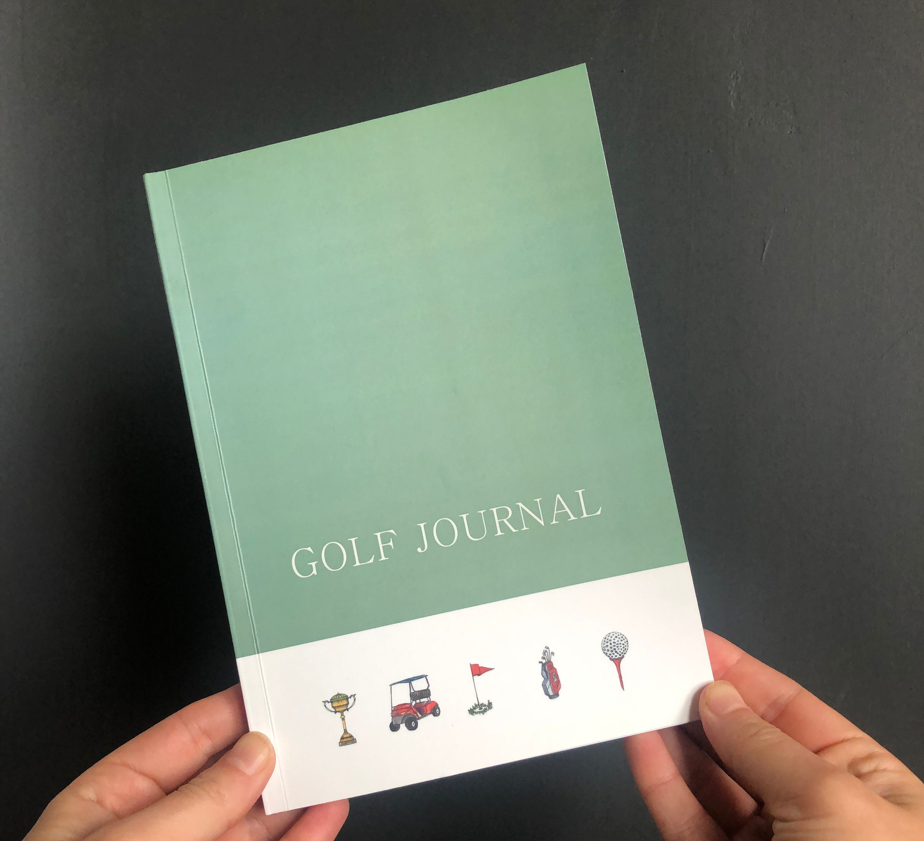 Golf Journal Golf Logbook, Golf Scorecard, Golf Gift, Golf Present ...