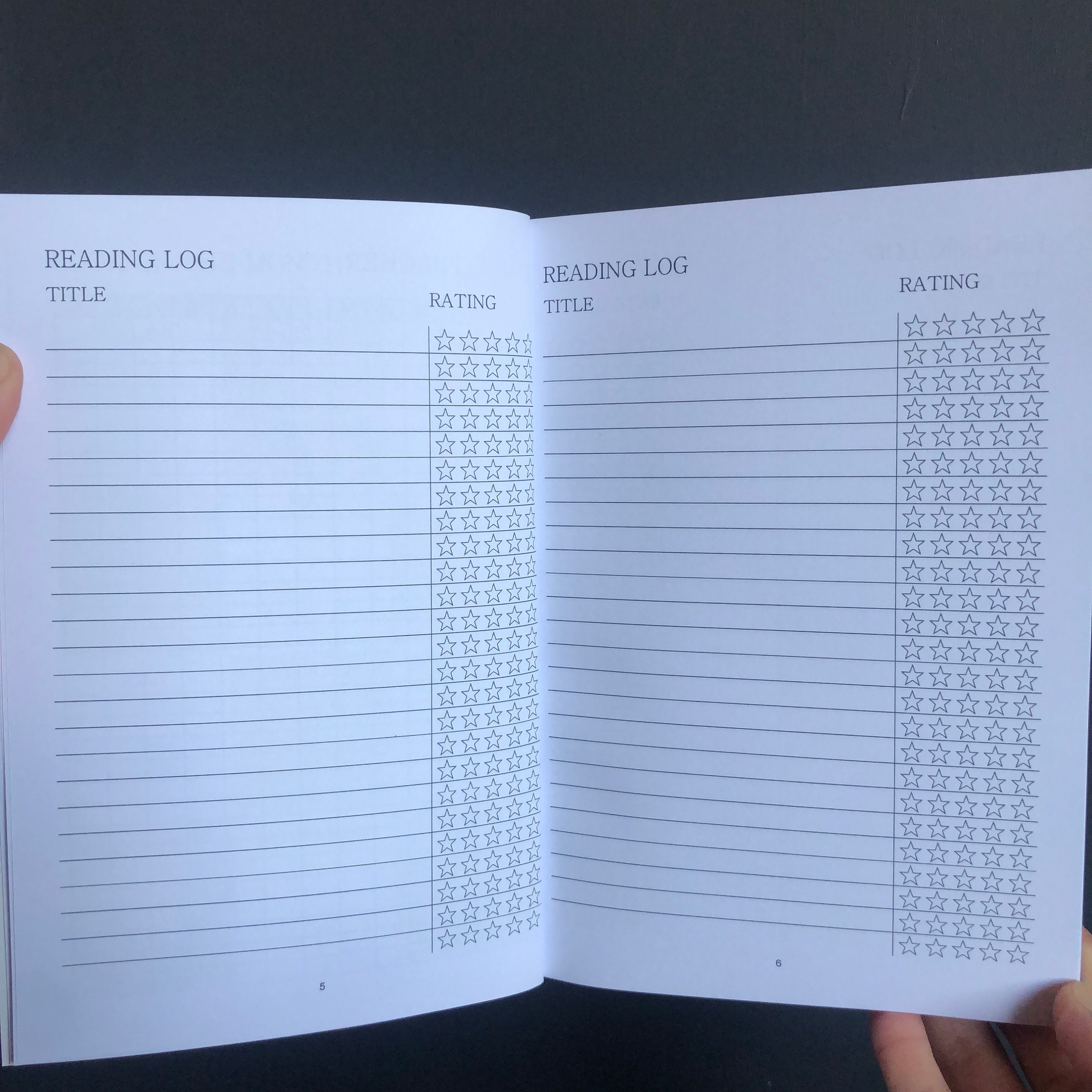 Journal de lecture - Journal de livre, journal de lecture, cadeau pour ...