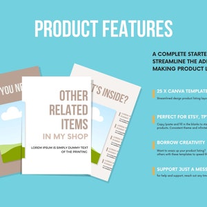 TPT and Etsy Product Mockup Templates, Canva Template, Editable ...