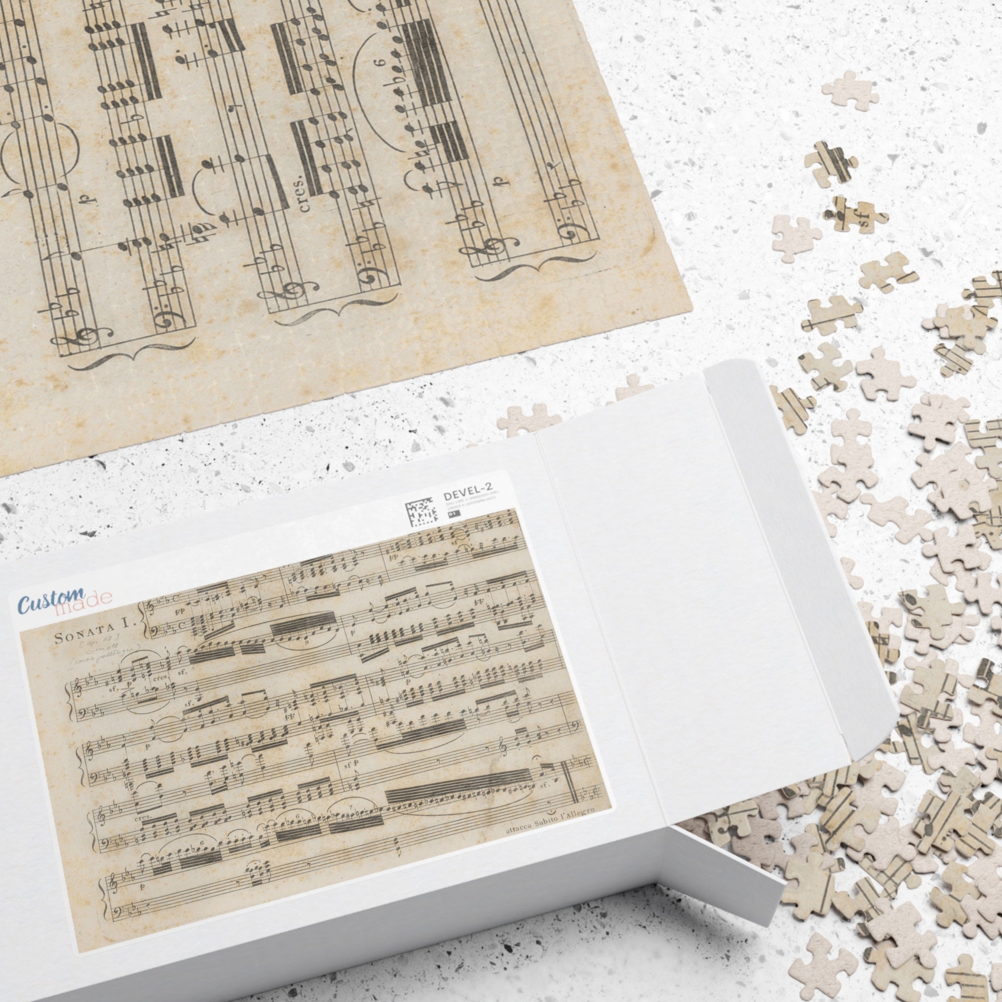 Beethoven Music Puzzle Gift 110, 252, 500, 1014-piece Music Teacher ...