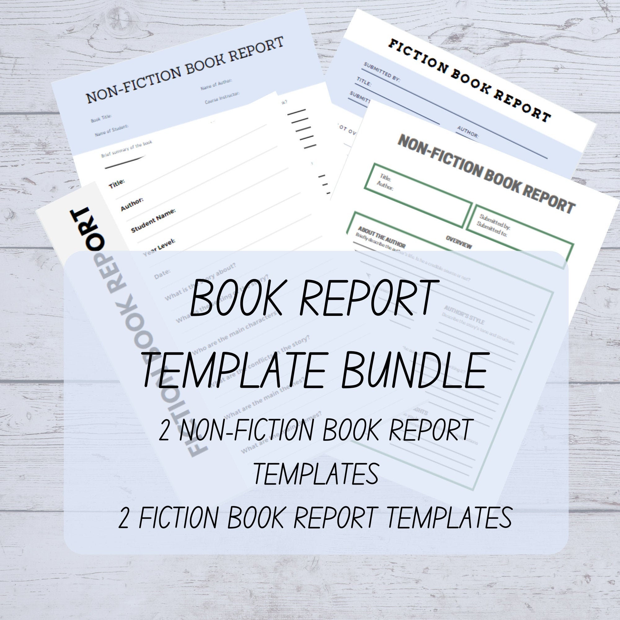 Nonfiction Summary Template
