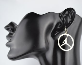 Michael Jordan Earrings - Etsy UK