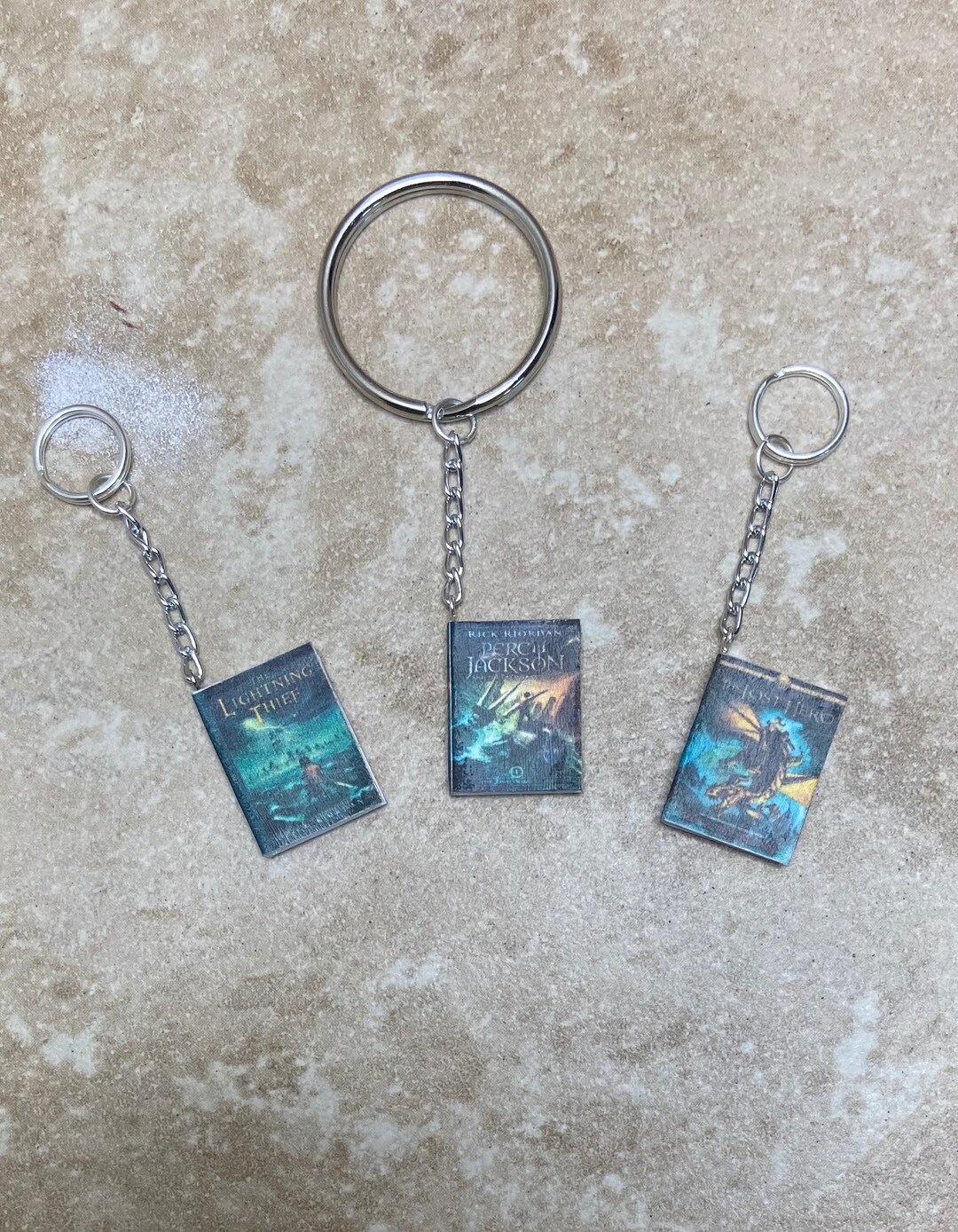 Percy Jackson Book Keychains/ Heroes of Olympus Keychain/ Rick Riordan ...