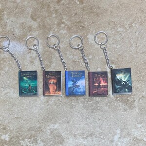 Percy Jackson Book Keychains/ Heroes of Olympus Keychain/ Rick - Etsy