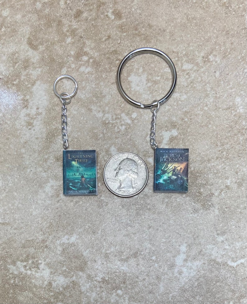 Percy Jackson Book Keychains/ Heroes of Olympus Keychain/ Rick - Etsy