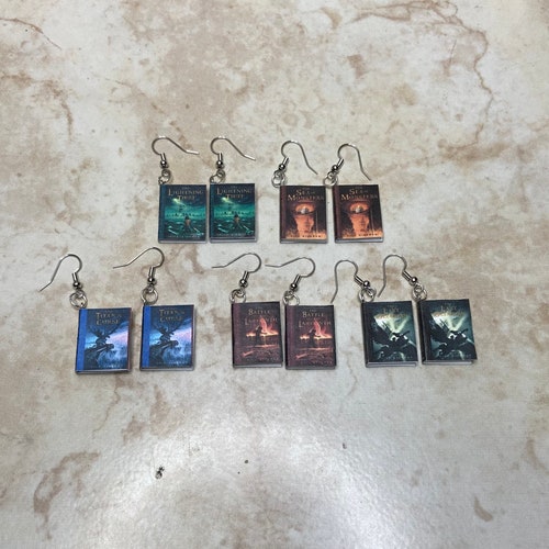 Percy Jackson Book Keychains/ Heroes of Olympus Keychain/ Rick - Etsy