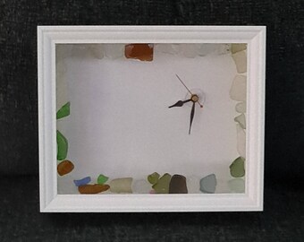 Sea Glass Clock | Etsy