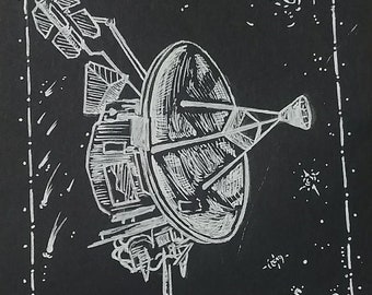 Voyager Drawing - Etsy