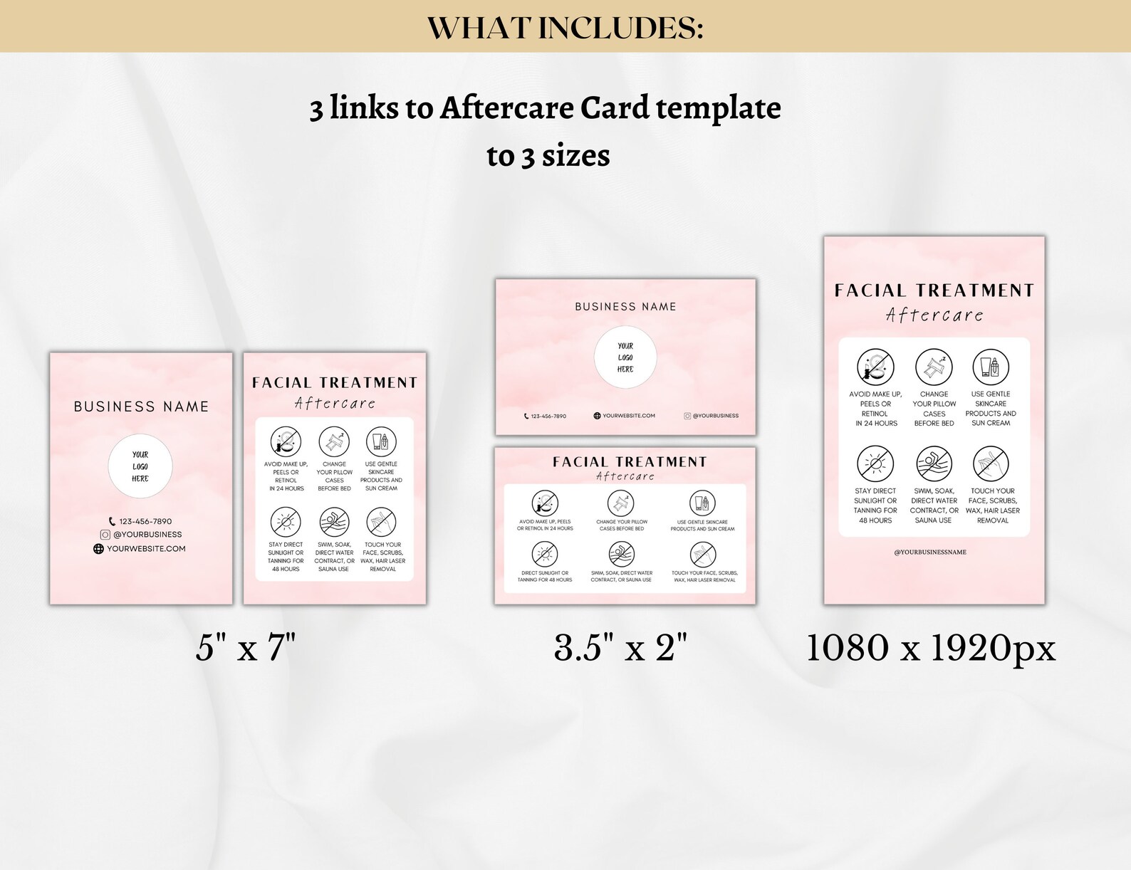 Facial Treatment Form Bundle, Printable Skincare Consent Forms ...