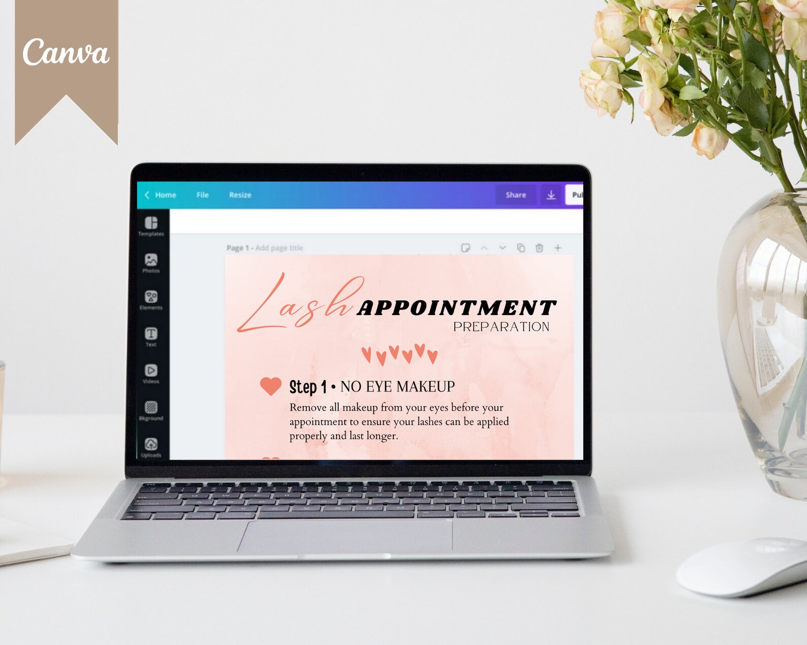 Digital Lash Extension Appointment Prep Card, Before Your Appointment ...