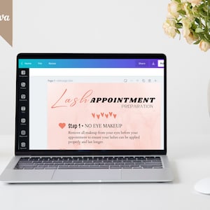 Digital Lash Extension Appointment Prep Card, Before Your Appointment ...