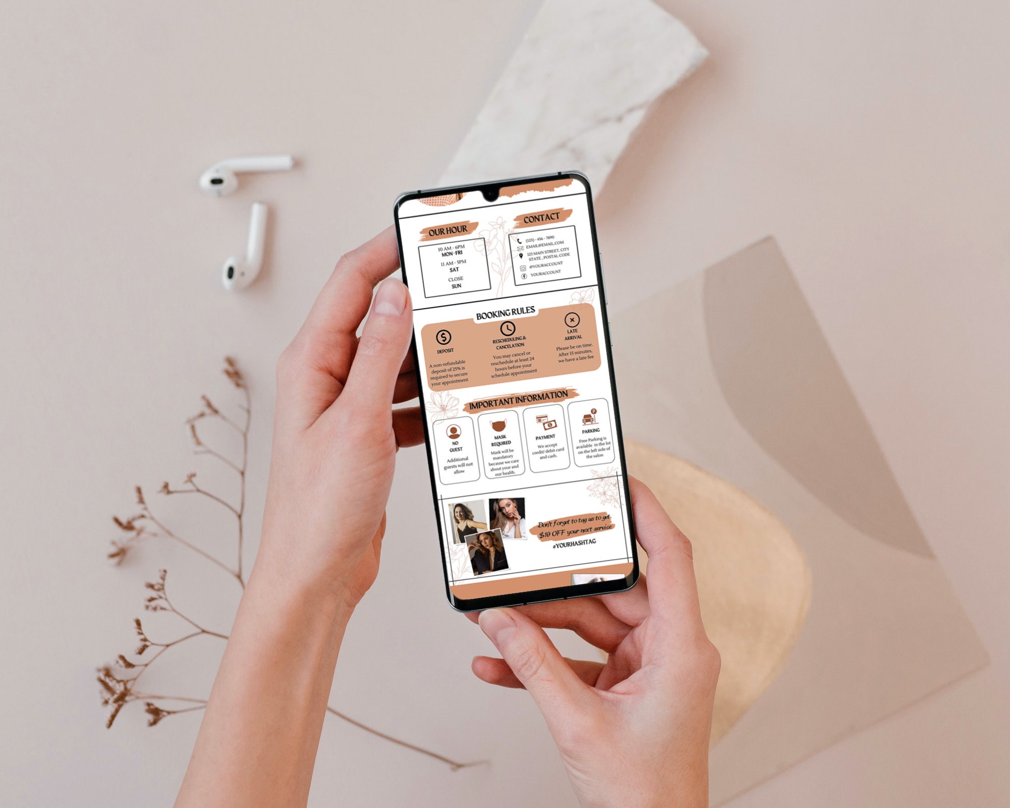 DIY Acuity Booking Site Template Makeup Artist, Acuity Scheduling ...