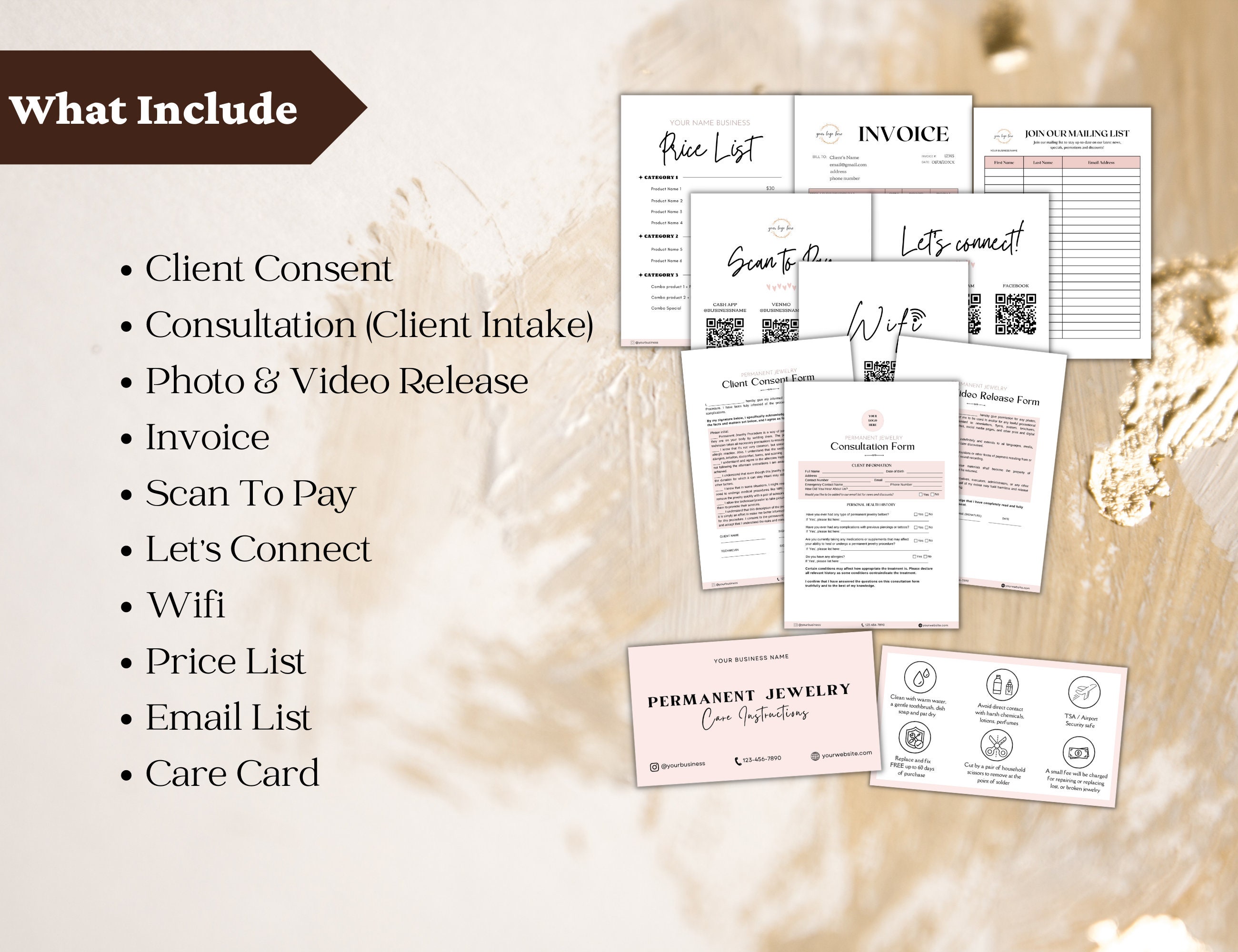 Permanent Jewelry Business Starter Pack Permanent Jewelry - Etsy