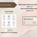 Tattoo Form Bundle, Small Tattoo Form, Editable Tattoo Consent Form ...