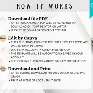 Product Catalogue, Bundle Line Sheet Template for Wholesale and Small ...