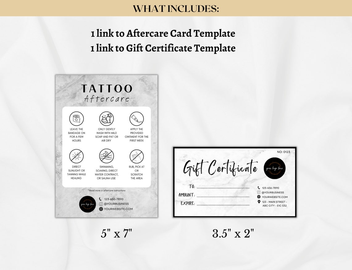 Tattoo Form Bundle Small Tattoo Form Editable Tattoo Consent - Etsy