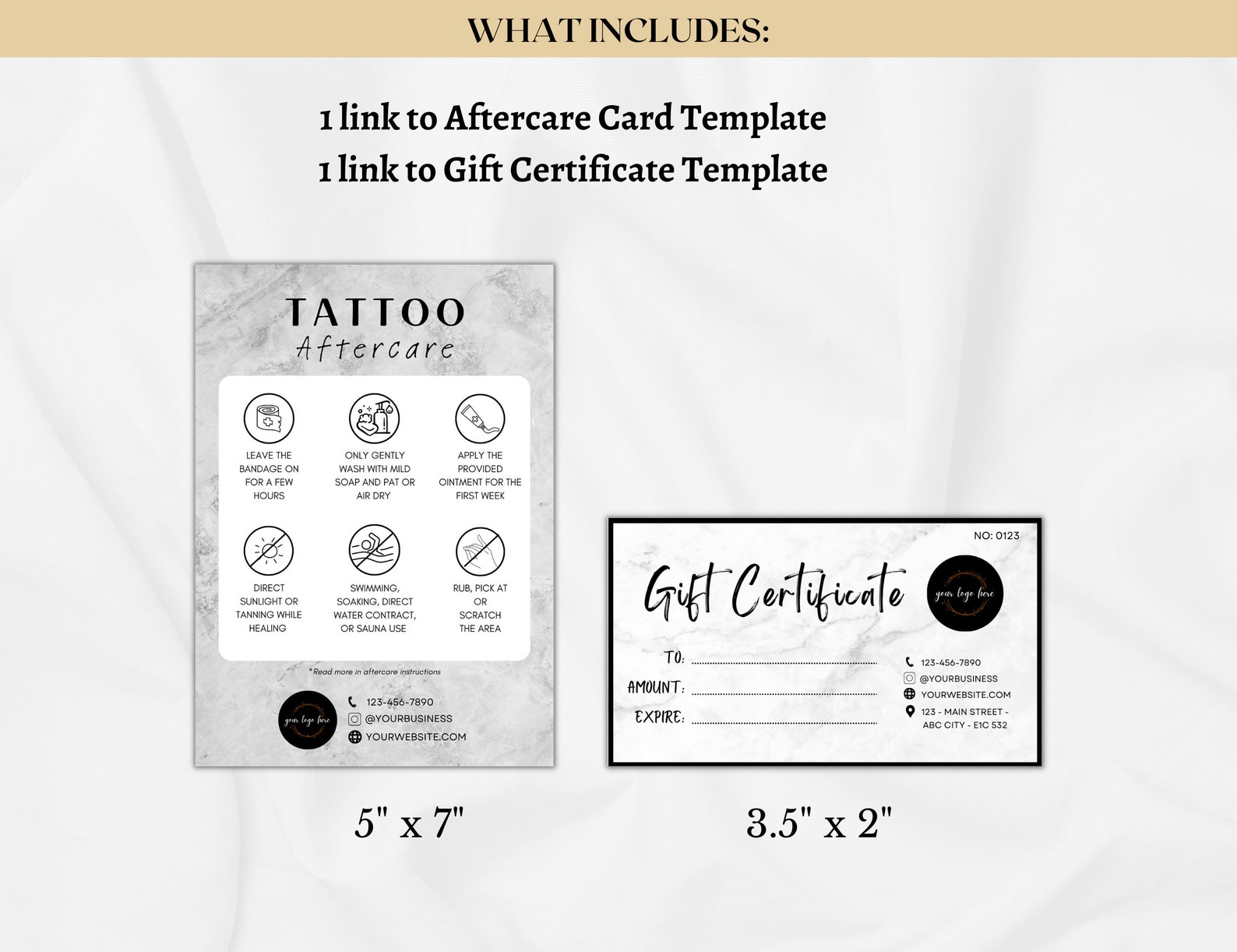 Tattoo Form Bundle, Small Tattoo Form, Editable Tattoo Consent Form ...