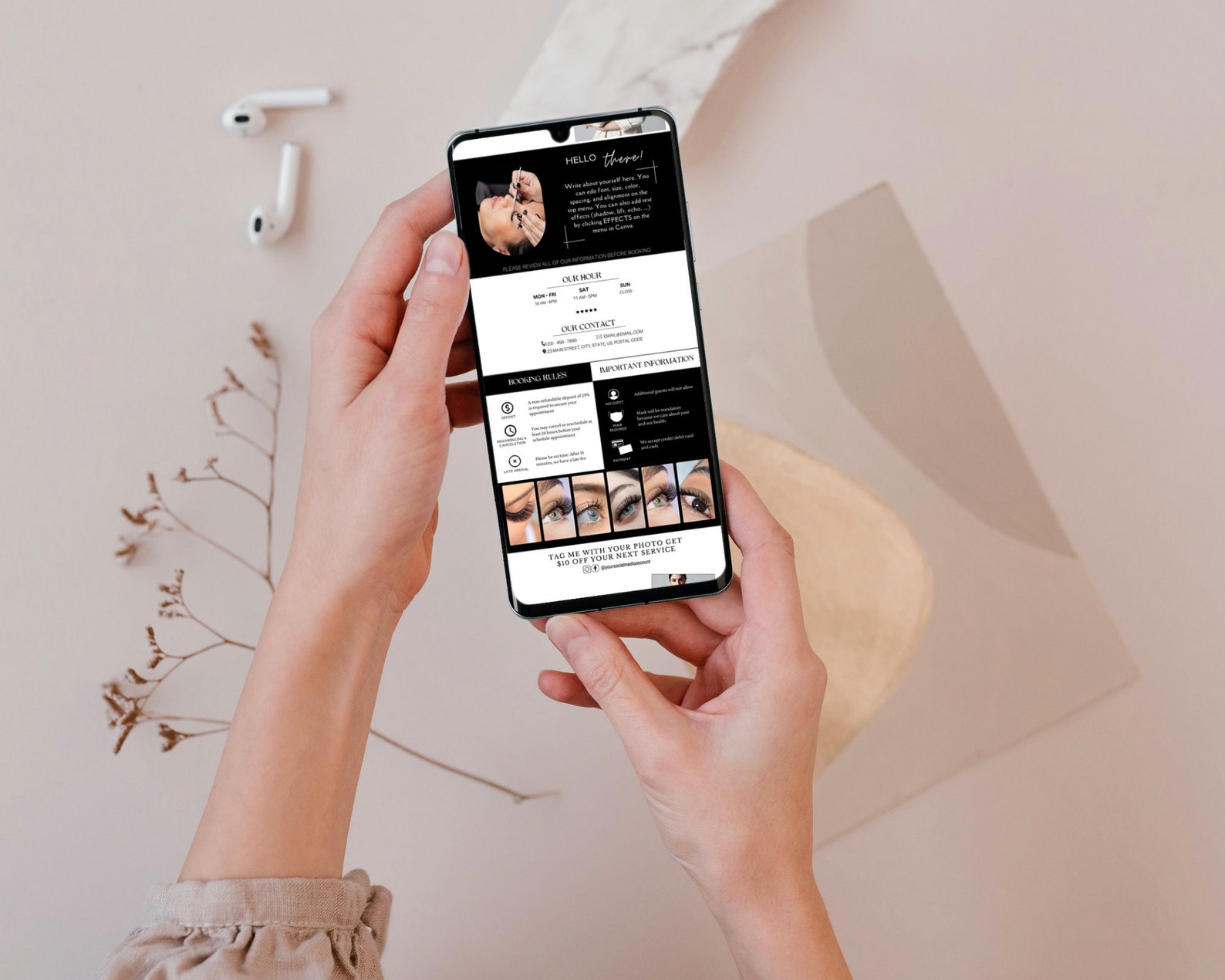 DIY Acuity Booking Site Template Makeup Artist, Acuity Scheduling ...