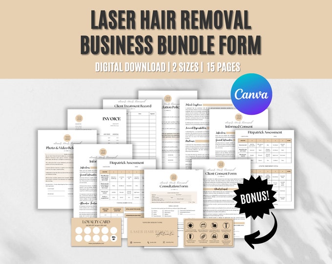 Laser Hair Removal Consent Forms - Laser Hair Reduction Intake ...