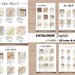 Product Catalogue Bundle Line Sheet Template for Wholesale - Etsy