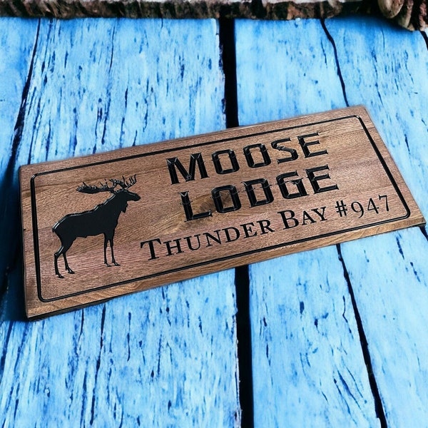 Carved Wooden Moose - Etsy