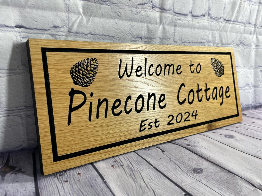 Rustic Cabin Decor – Custom Wood Sign for Porch, Entry, or Guest Room ...
