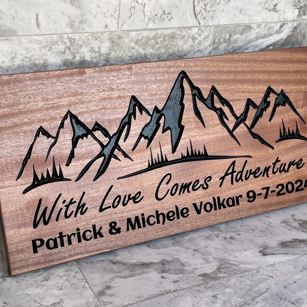 Wood Mountain House Signs - Etsy