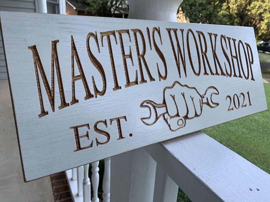 Garage Sign Man Cave Door Sign She-shed Sign Guy Cave Sign - Etsy