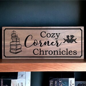 Personalized Library Sign, Bespoke Home Library Plaque, Customized ...