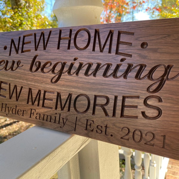 Personalised New Home Signs - Etsy