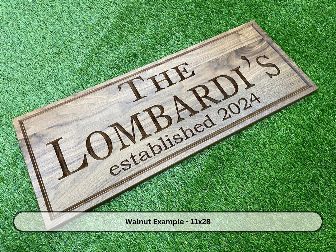 Large Custom Wood Sign, Wood Signs, Home Decor, Wooden Sign, Laser Cut ...