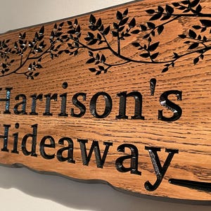 Custom Outdoor Wooden Signs, Personalized Carved Signs, Wooden Name ...
