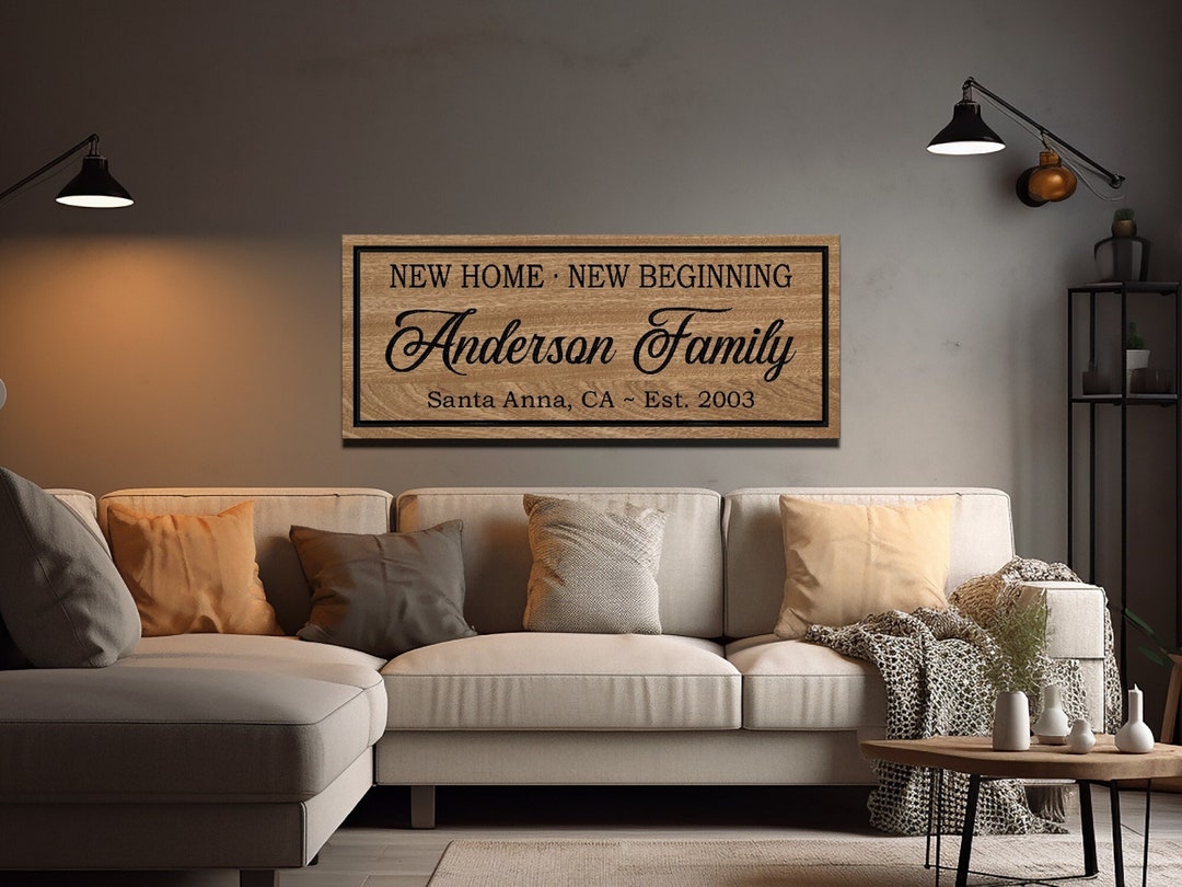 New Beginning Sign for New Home, Gift for Realtor, Gift for ...