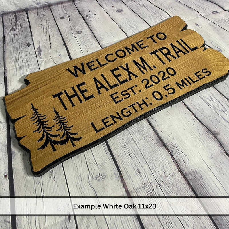Custom Hiking Metal Sign - Etsy