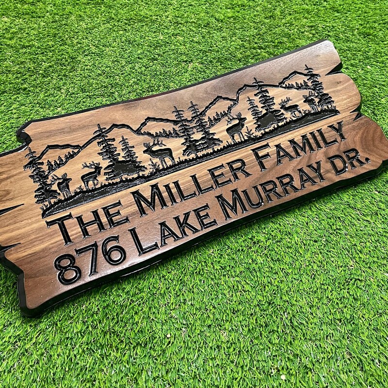 Outdoor Cabin Sign - Etsy