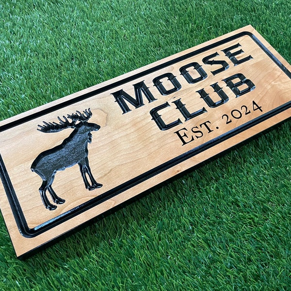 Moose Welcome Sign - Etsy