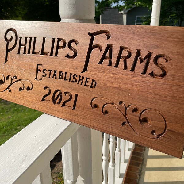 Custom Horse Farm Signs - Etsy