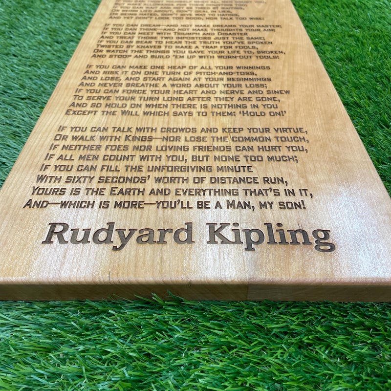 If Rudyard Kipling - Etsy