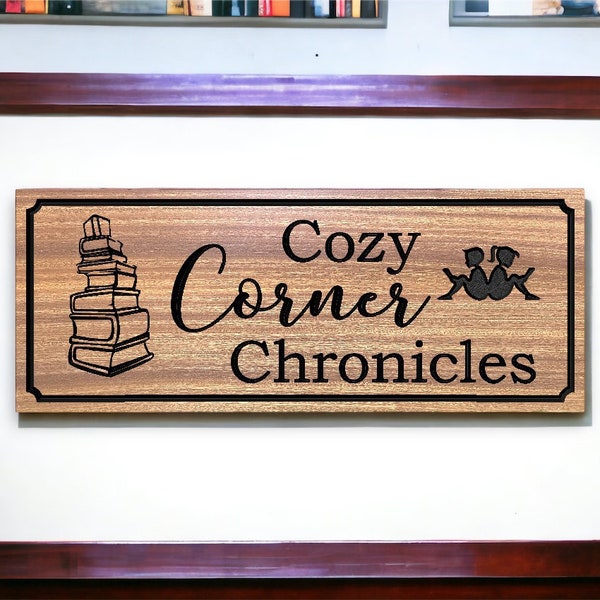 Library Sign - Etsy